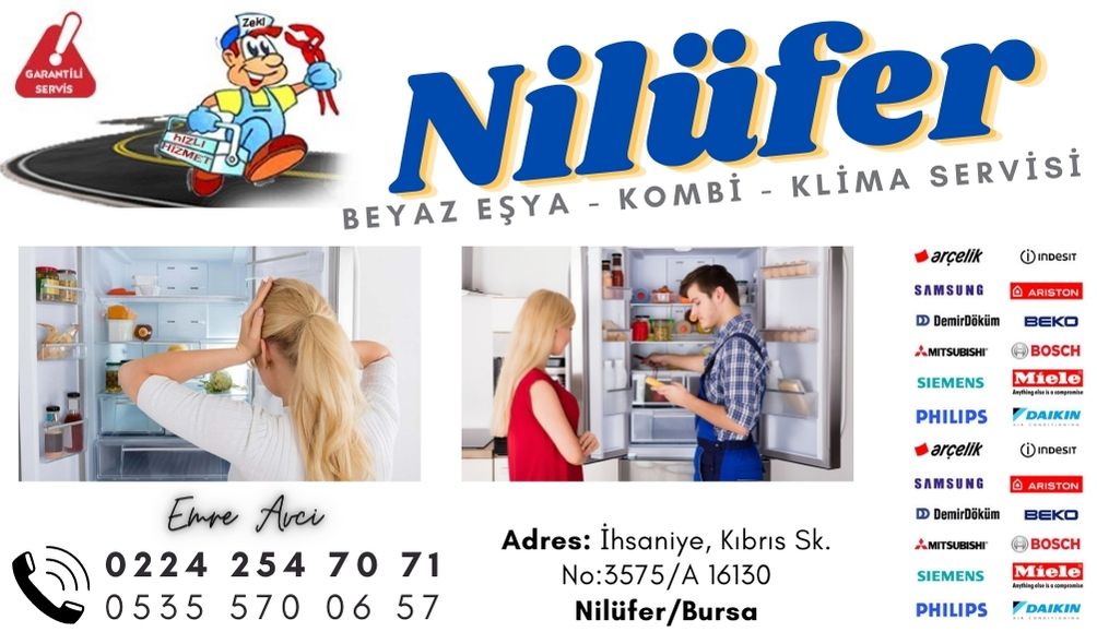 Nilüfer Beyaz Eşya Tamircisi - Buzdolabı ve Televizyon Servisi